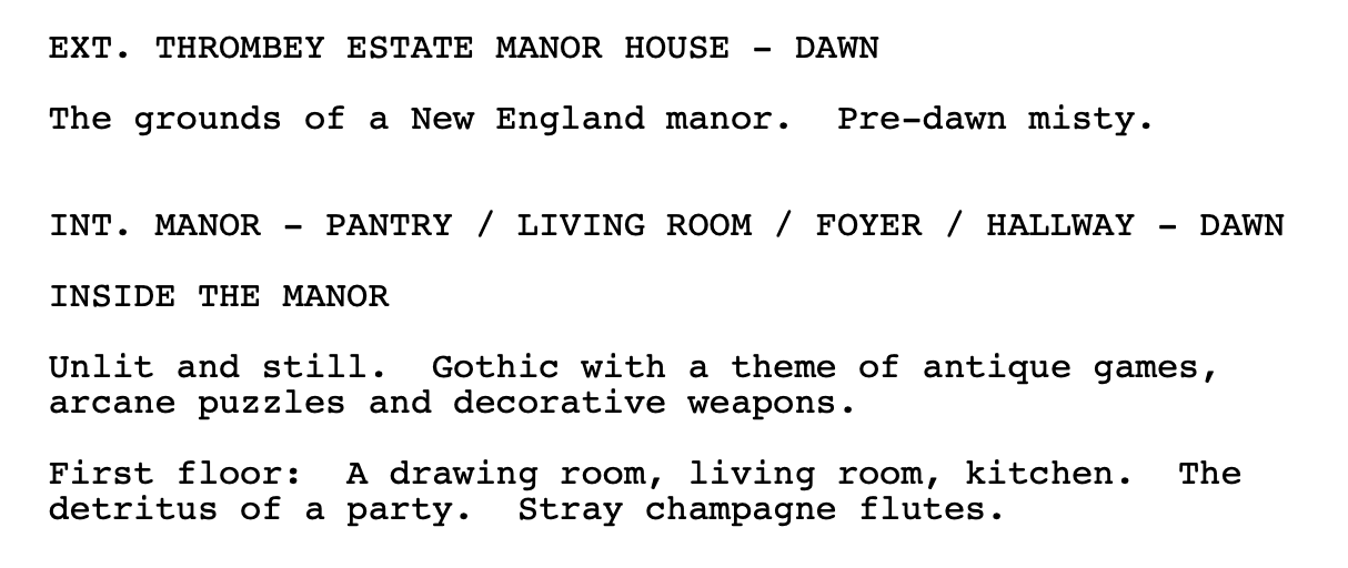 Screenplay Format Tips – The Film Fund